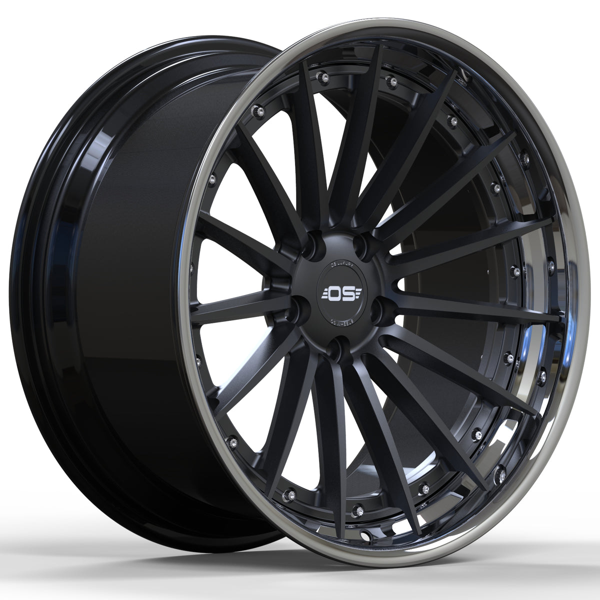 OS Forged Wheels Fi02 Satin Black Chrome Lip – OSWheels