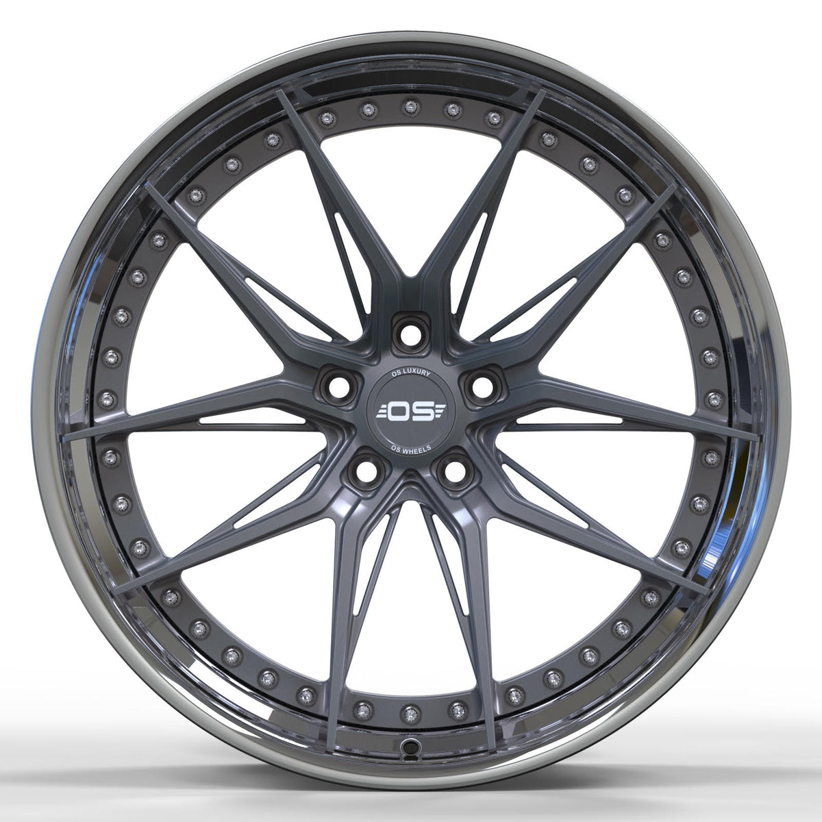 OS Forged Wheels Fi04 Satin Grey Chrome Lip – OSWheels