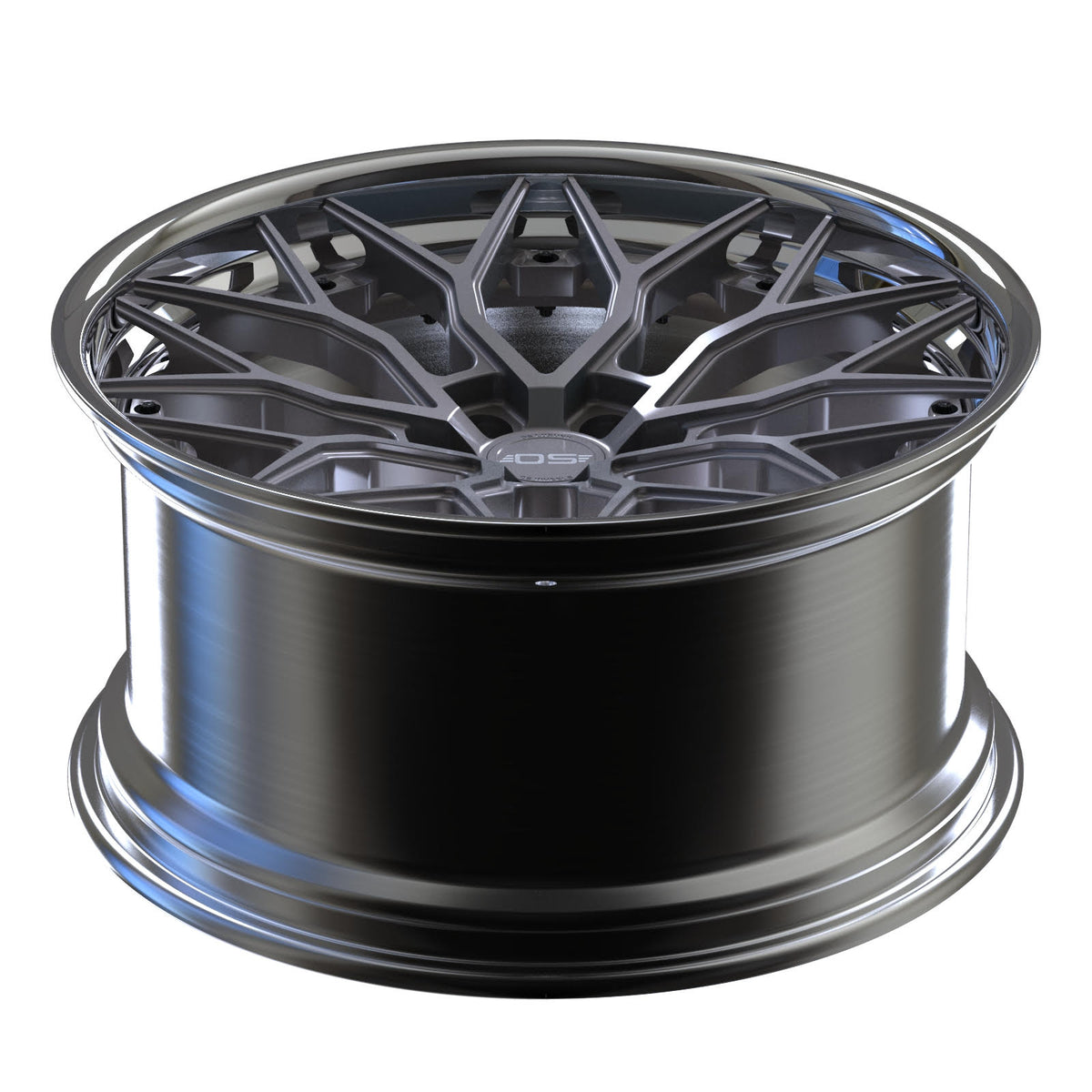 OS Forged Wheels Fi01 Satin Grey Chrome Lip – OSWheels