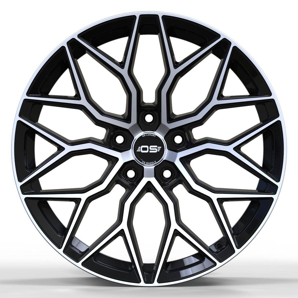 OS Wheels Si01 Gloss Black Machine Face – OSWheels
